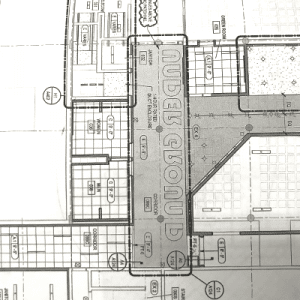 Unistrut Grid Ceiling for LED Sign Display